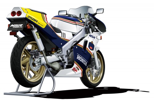 1/12 Honda MC18 NSR250R SP Custom '88｜AOSHIMA｜English